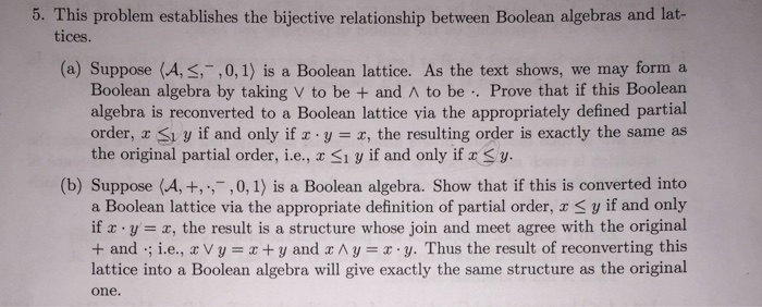 Solved This problem establishes the bijective relationship | Chegg.com