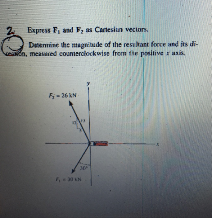 Solved Express F_1 and F_2 as Cartesian vectors. Determine | Chegg.com Solved Express F_1 and F_2 as Cartesian vectors. Determine | Chegg.com
