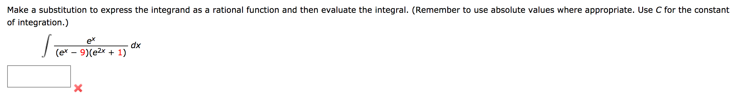 Solved Make A Substitution To Express The Integrand As A