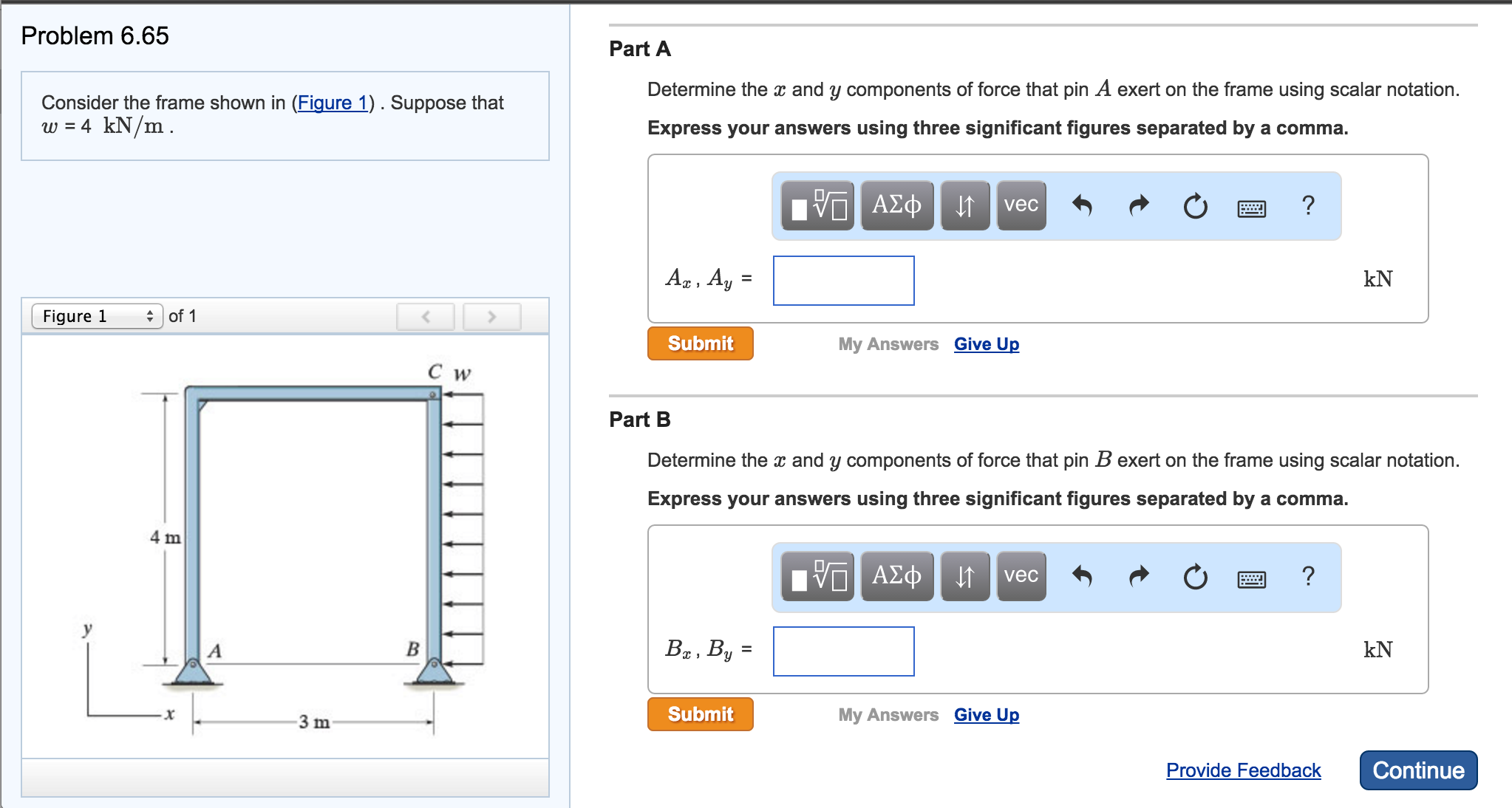 Solved Consider the frame shown in (Figure 1). Suppose that | Chegg.com
