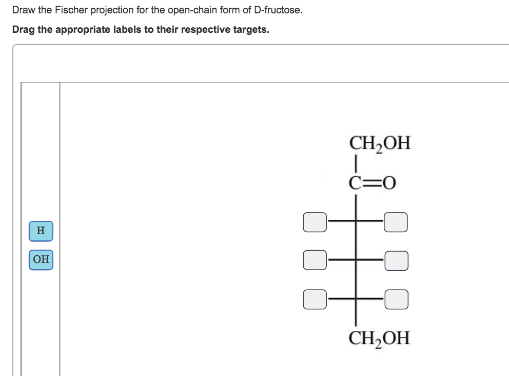 Solved Draw the Fischer projection for the open-chain form | Chegg.com