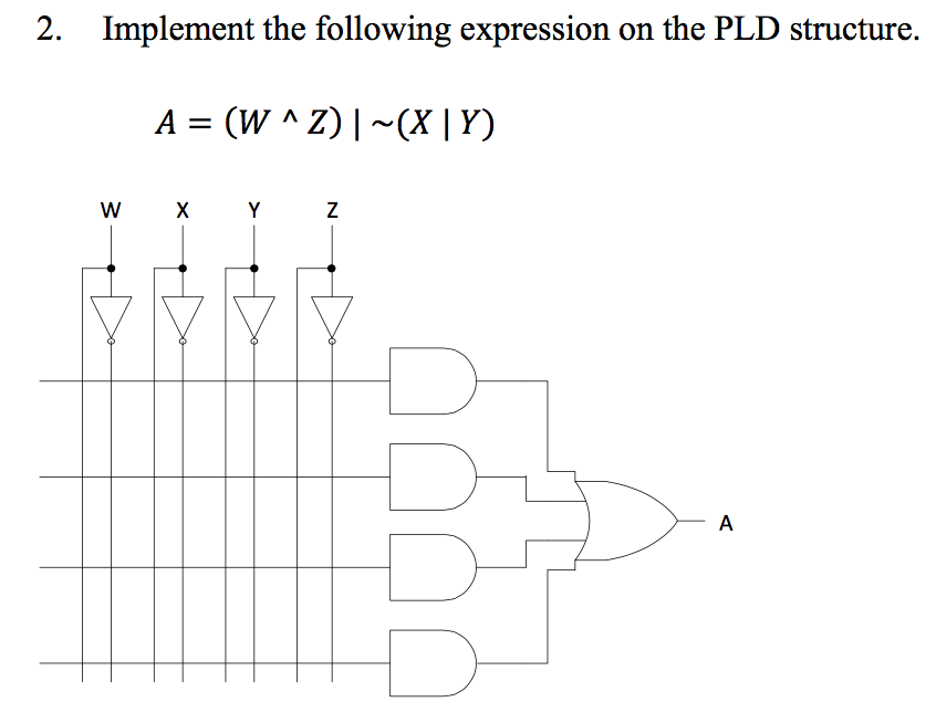 Solved Implement the following expression on the PLD | Chegg.com Solved Implement the following expression on the PLD | Chegg.com