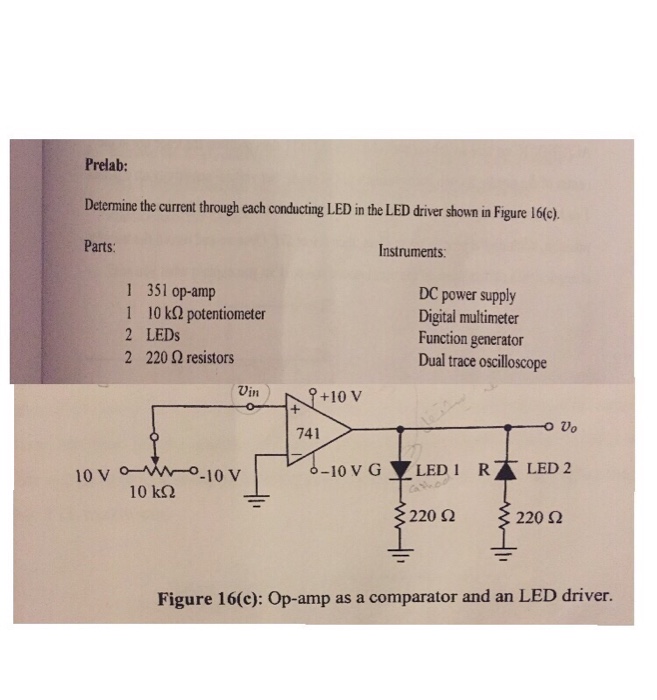 Solved Determine the current through each conducting LED in | Chegg.com