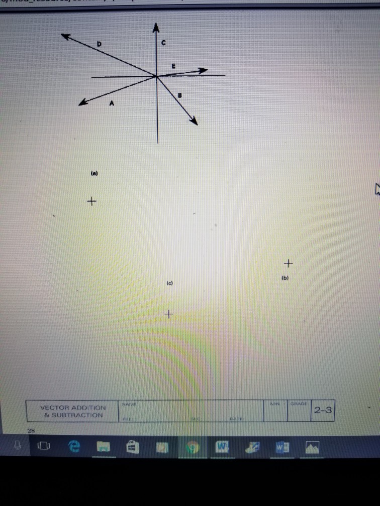 Solved Vector Addition and Subtraction Problem Sheet 2-3 , | Chegg.com