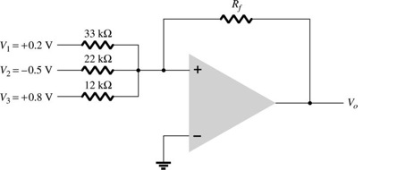 Solved Calculate the output voltage of the circuit in Fig. | Chegg.com