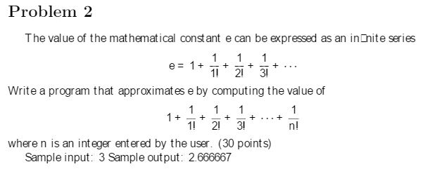 Solved The value of the mathematical constant e can be | Chegg.com