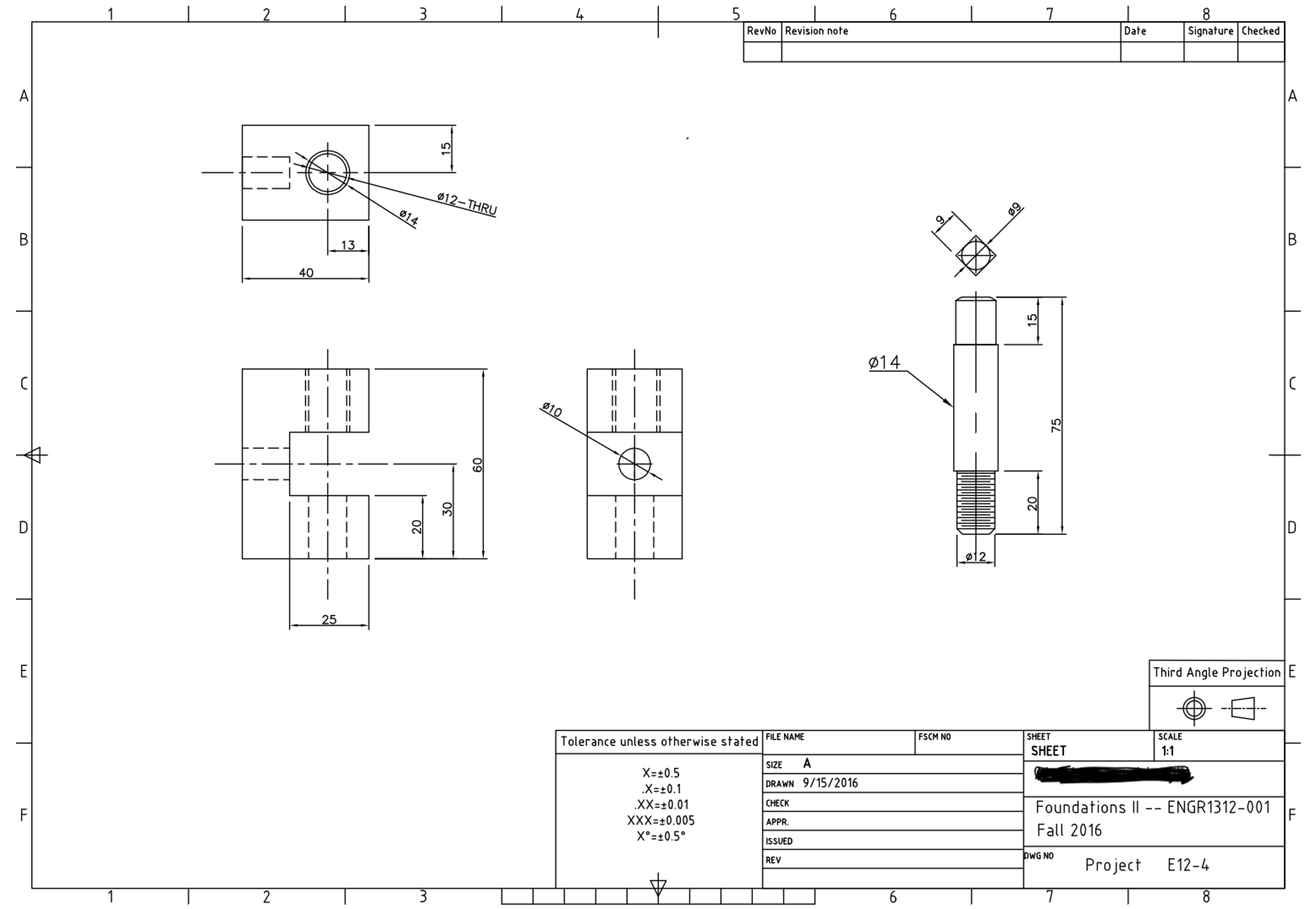Solved i need help making sure that i am dimensioning | Chegg.com