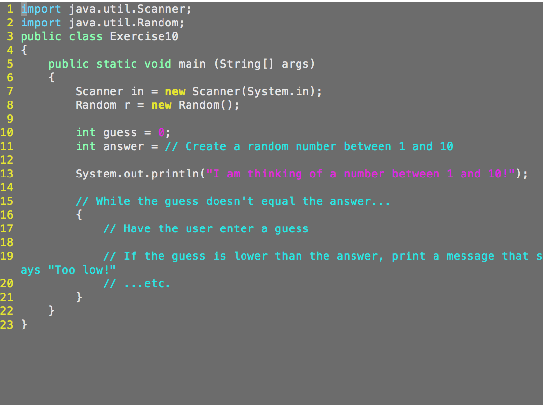 Solved I'm in java one and need help with this code. please | Chegg.com