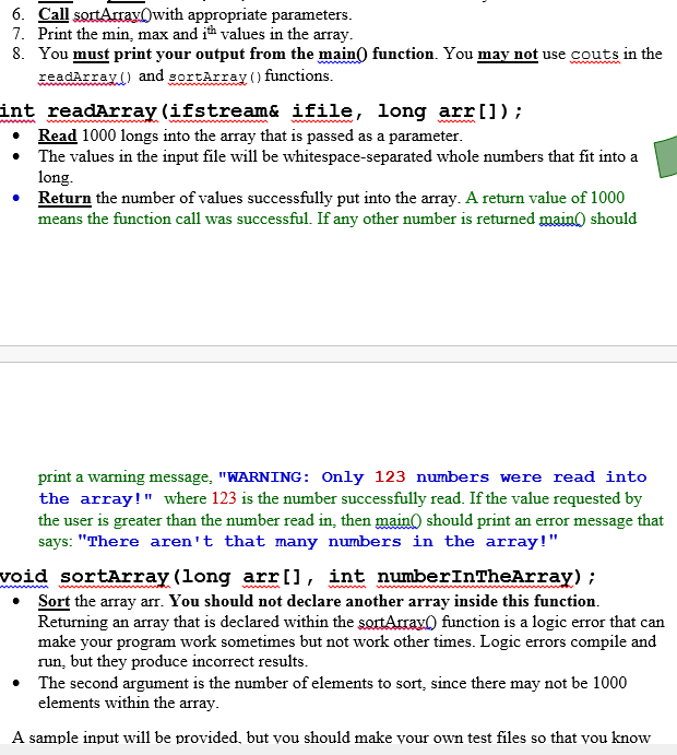 Solved For this homework, you will read 1000 long integer | Chegg.com