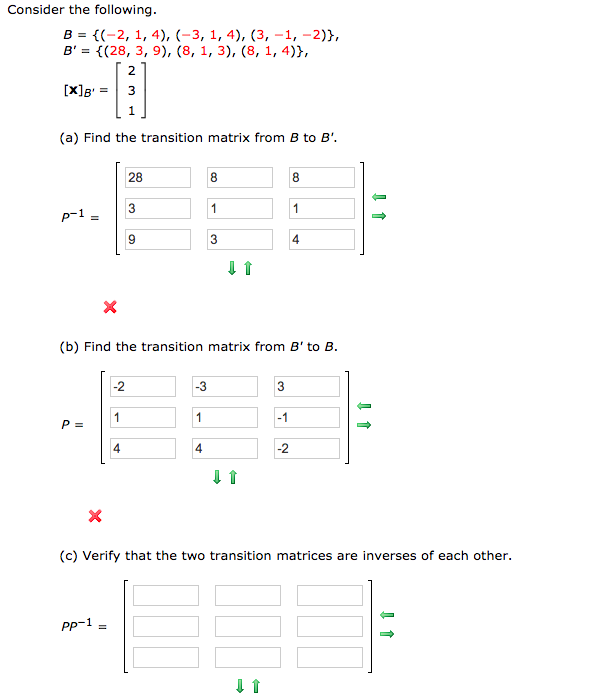 Solved Consider the following B = {(-2, 1, 4), (-3, 1, 4), | Chegg.com