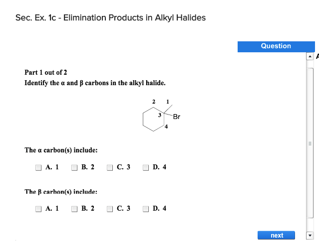 Solved Identify the alpha and beta carbons in the alkyl | Chegg.com