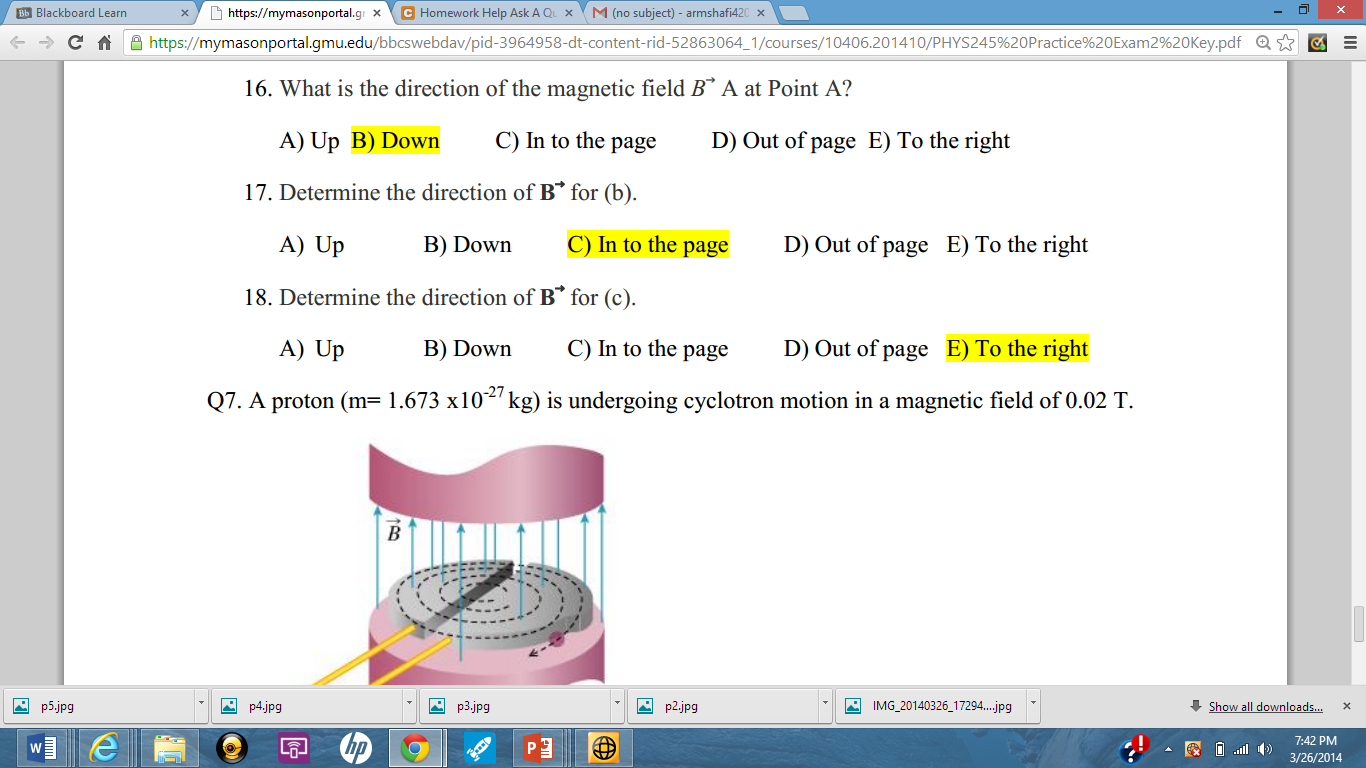 Solved A proton (m= 1.673 x10-27 kg) is undergoing cyclotron | Chegg.com