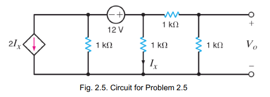 Solved Using Multisim, capture the circuit in Fig. 2.5 and | Chegg.com