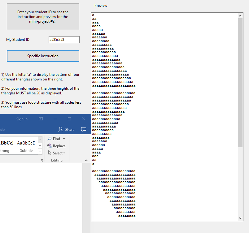 Solved Need to create a visual basic application that | Chegg.com