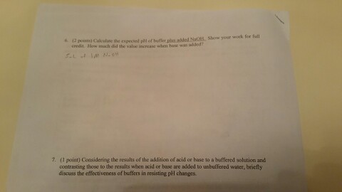 th K for acid, wm the weahl of sodium weetale the | Chegg.com