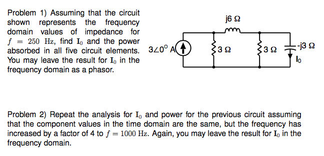 Solved Problem 1) Assuming that the circuit shown represents | Chegg.com