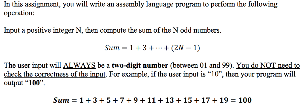 In this assignment, you will write an assembly | Chegg.com