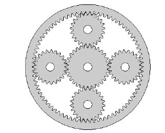 Solved Given that the central sun gear has 36 teeth, each of | Chegg.com