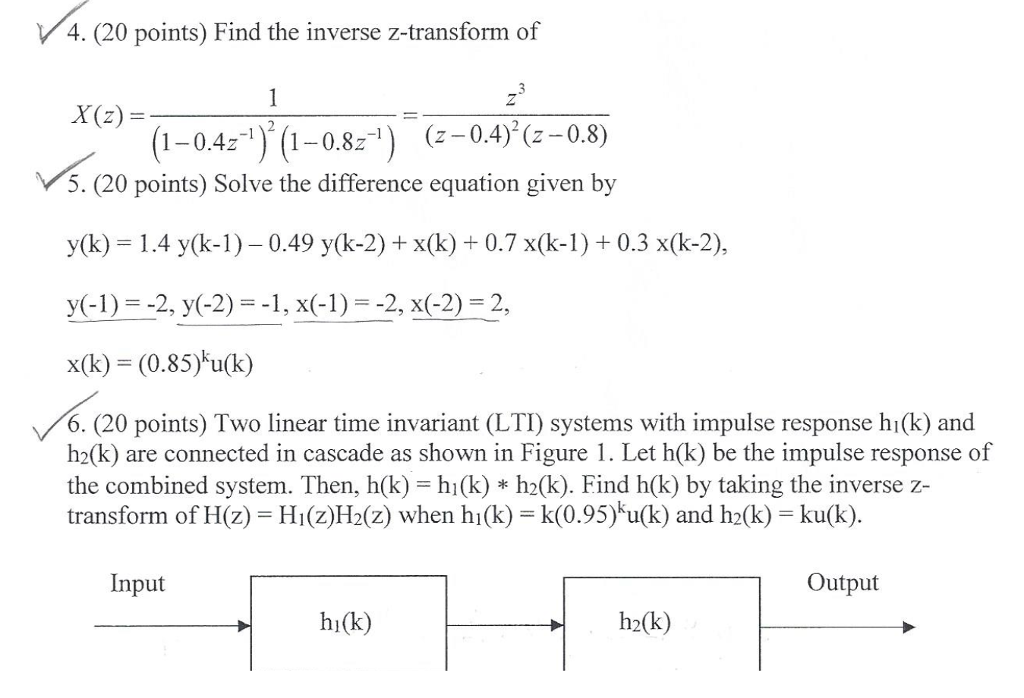 Solved Find The Inverse Z Transform Of Xz 11 