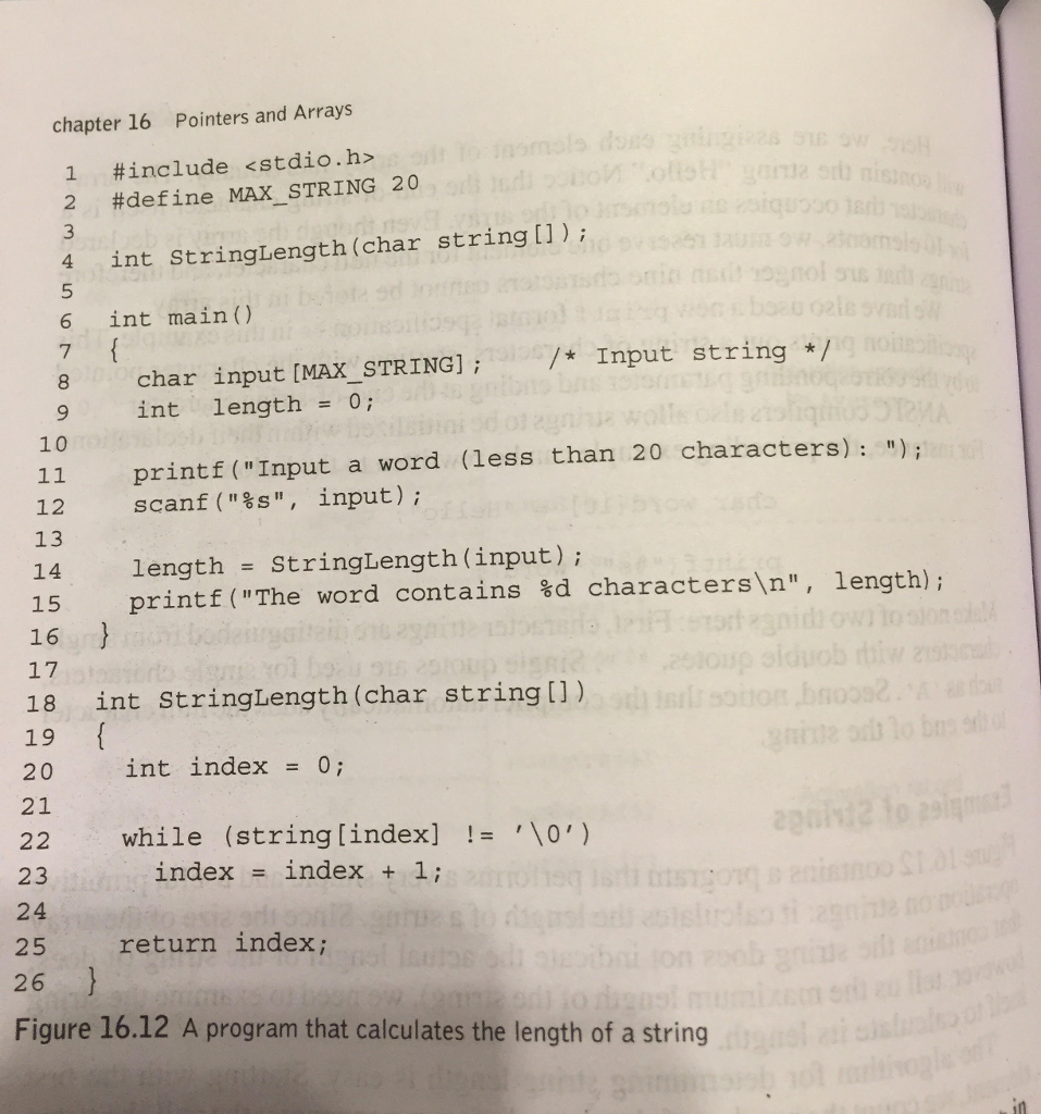 Solved modify the C program in Figure 16.12 on page 444 to | Chegg.com