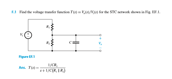 Solved Find the voltage transfer function T(s) | Chegg.com