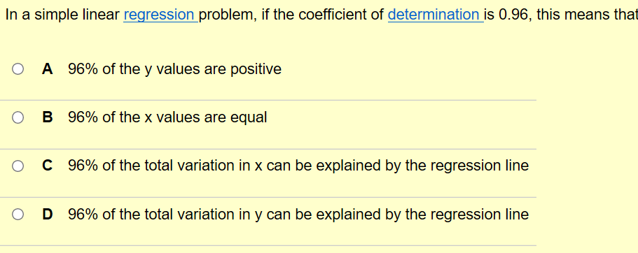 Solved In a simple linear regression problem, if the | Chegg.com