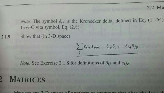 Solved Note. The symbol delta i j is the Kronecker delta, | Chegg.com