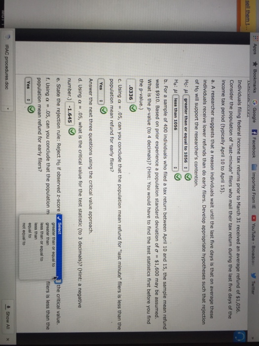 Solved Individuals filing federal income tax returns prior | Chegg.com