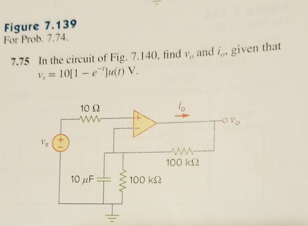 Solved Figure 7.139 For Prob. 7.74. that 7.75 In the circuit | Chegg.com Solved Figure 7.139 For Prob. 7.74. that 7.75 In the circuit | Chegg.com