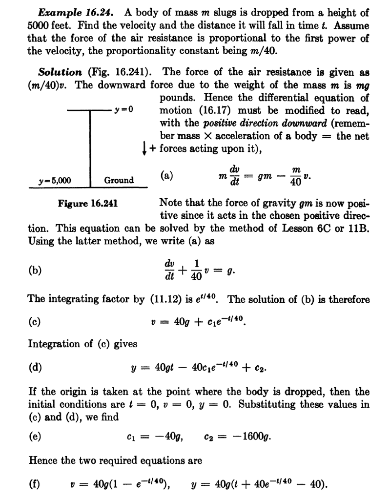 Solved 10. A body of mass m is dropped from a great height. | Chegg.com Solved 10. A body of mass m is dropped from a great height. | Chegg.com