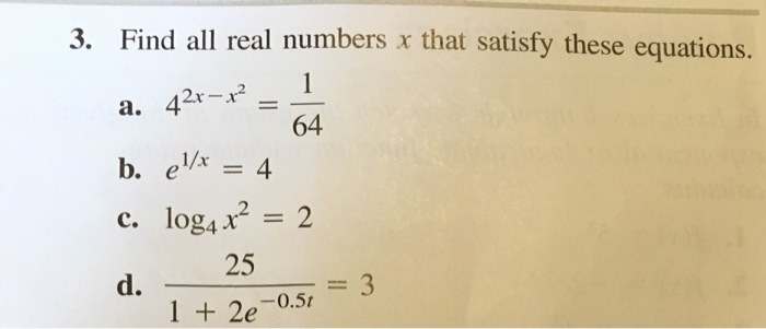 Solved Find all real numbers r that satisfy these equations. | Chegg.com
