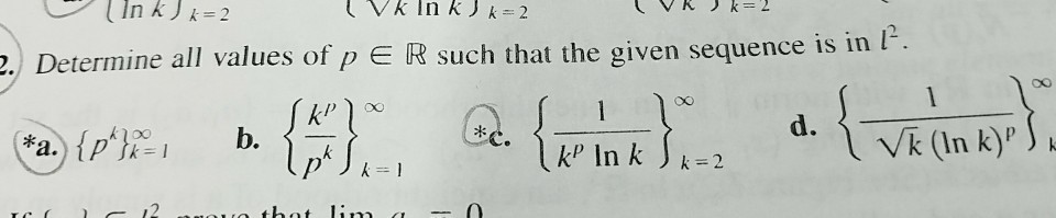 Solved Determine all values of p Element R such that the | Chegg.com