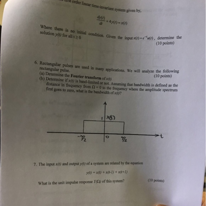 Solved Rectangular pulses are used in many applications. | Chegg.com