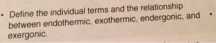 Solved Define the individual terms and the relationship | Chegg.com