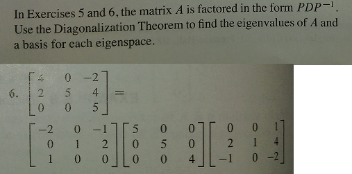 Solved In Exercises 5 and 6. the matrix A is factored in the | Chegg.com