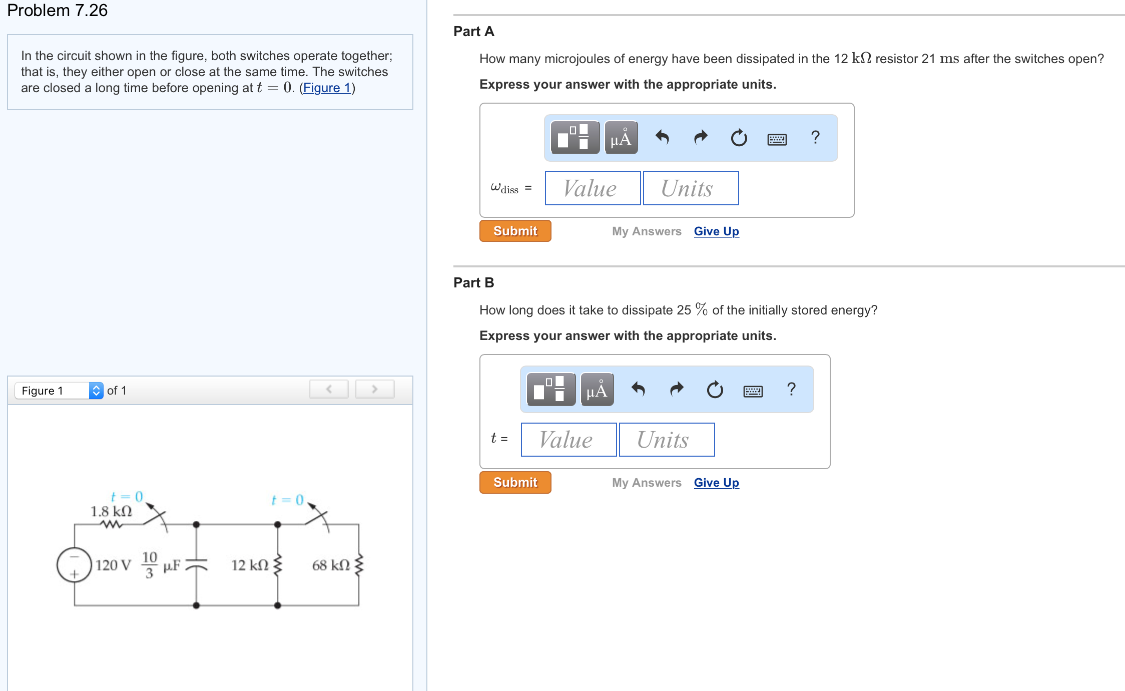 Solved In the circuit shown in the figure, both switches | Chegg.com