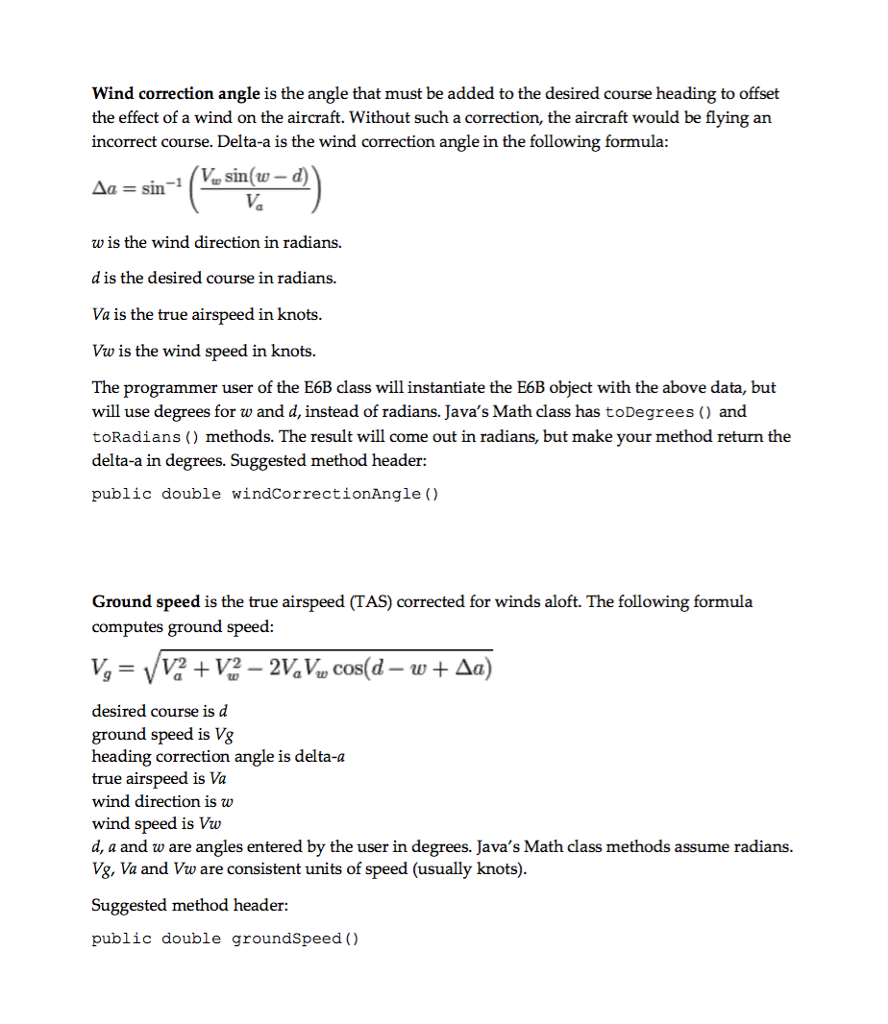 Solved E6B Flight Computer The E6B flight computer is a type | Chegg.com