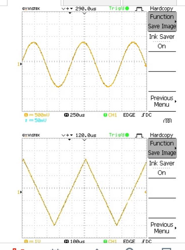 Solved Mark the peak-to-peak voltage on those two pictures. | Chegg.com