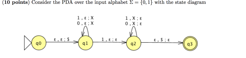 Solved 1) is string 01 accepted? or 110? or 0110? 2) | Chegg.com