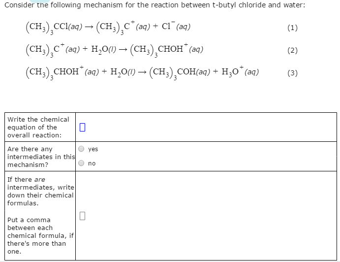 Solved Consider the following mechanism for the reaction | Chegg.com