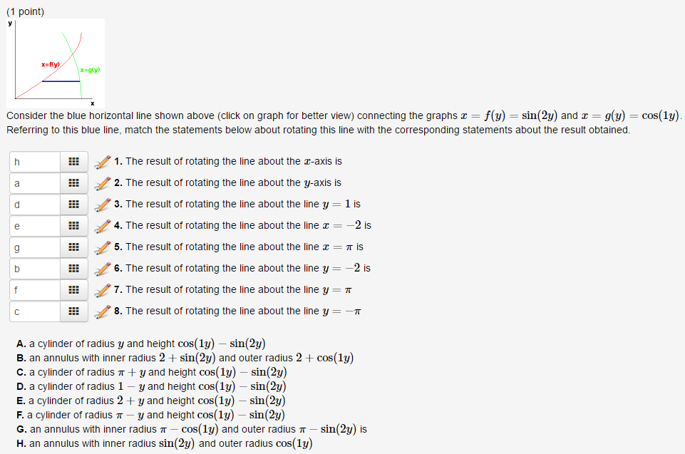 Solved Consider the blue horizontal line shown above (click | Chegg.com