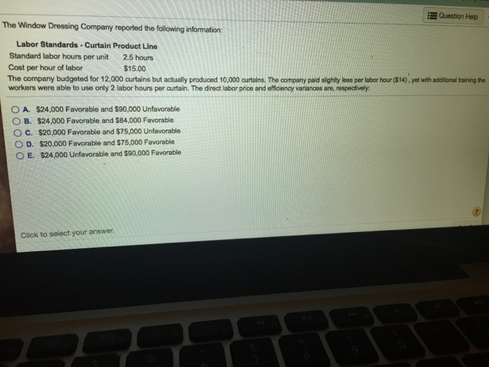 Solved The Window Dressing Company reported the following | Chegg.com Solved The Window Dressing Company reported the following | Chegg.com