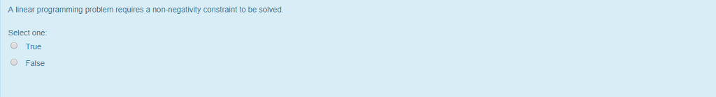 Solved A linear programming problem requires a | Chegg.com