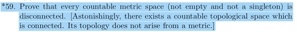 Solved Prove that every countable metric space (not empty | Chegg.com