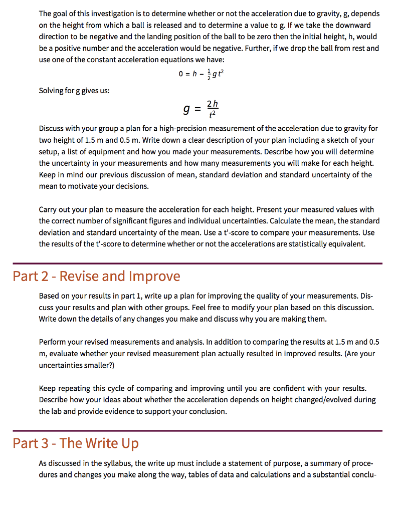 We have do a lab report and here is the instruction. | Chegg.com