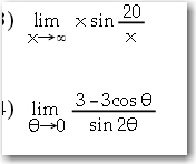 Solved lim x tends to infinity x sin20/x lim theta tends to | Chegg.com