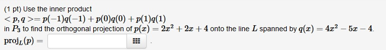 Solved Linear Algebra: Inner Product Spaces Use the innter | Chegg.com