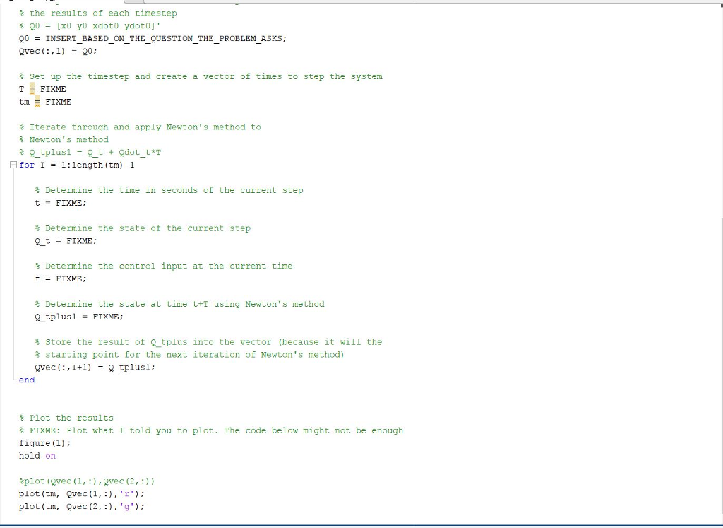 Solved Problem 5. Simulating dynamical systems in Matlab | Chegg.com