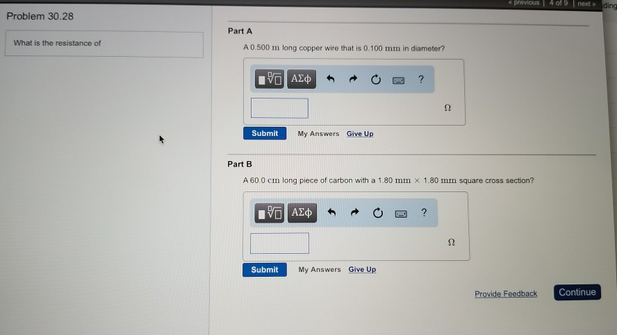 Solved previous 4 of 9 | next » Problem 30.28 Part A What is | Chegg.com