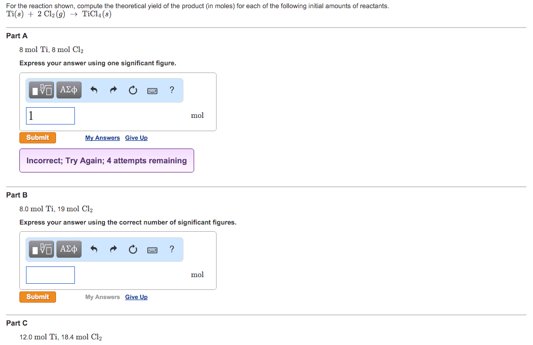 Solved For the reaction shown, compute the theoretical yield | Chegg.com